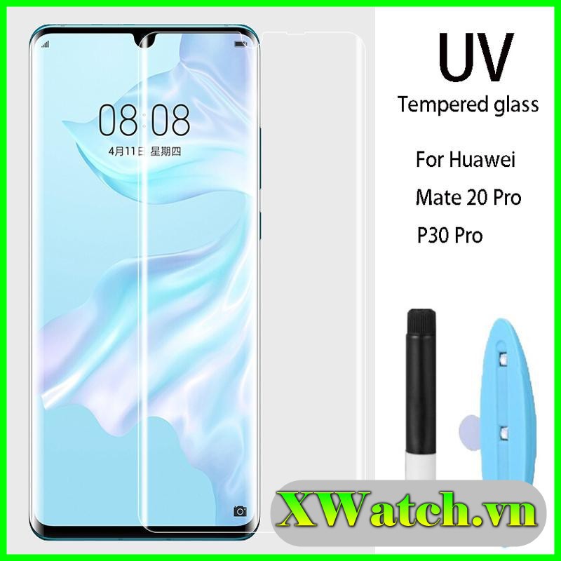 Cường lực UV Full màn cong Huawei Mate 20 Pro P30 Pro Mate 40 Pro Mate 40 Pro+ P40 Pro+ P40 pro ...