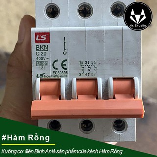 Aptomat 20A BKN C20 LS Hàn Quốc dạng cài 3 pha 380V | Shopee Việt Nam