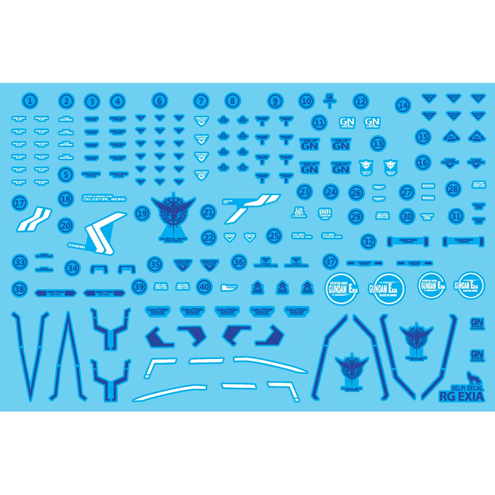 Decal nước hologram - RG Exia | Shopee Việt Nam