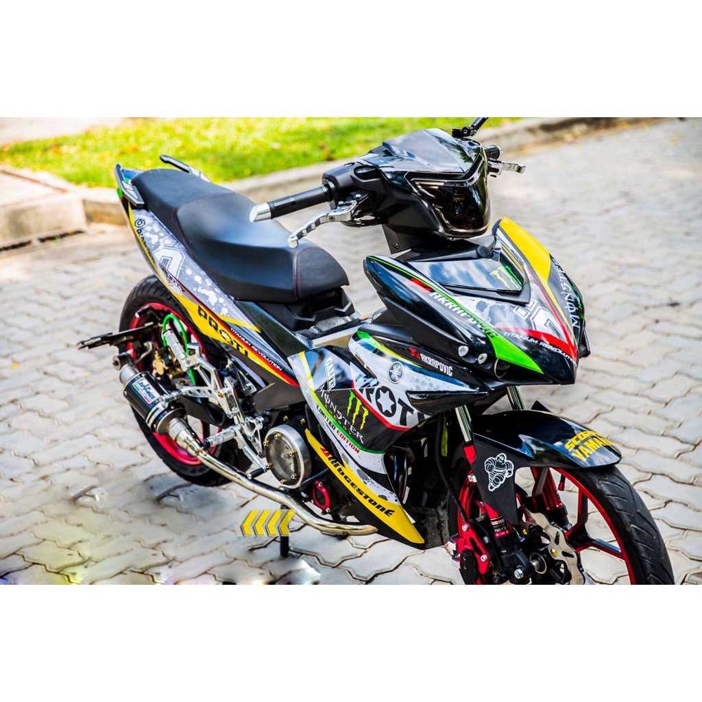 Tem trùm exciter 150 monster nhiều màu, tem exciter 150, team trùm ...