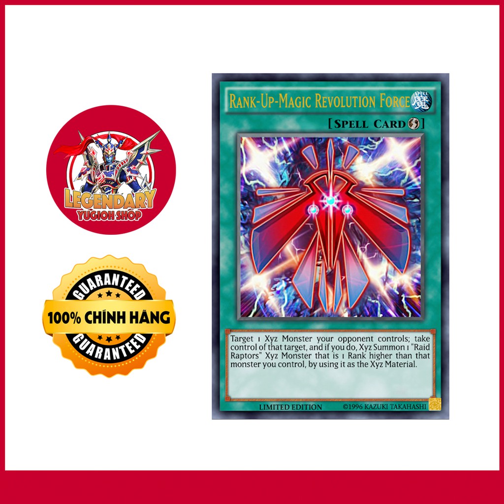 [Thẻ Bài Yugioh Chính Hãng] Rank-Up-Magic Revolution Force | Shopee ...
