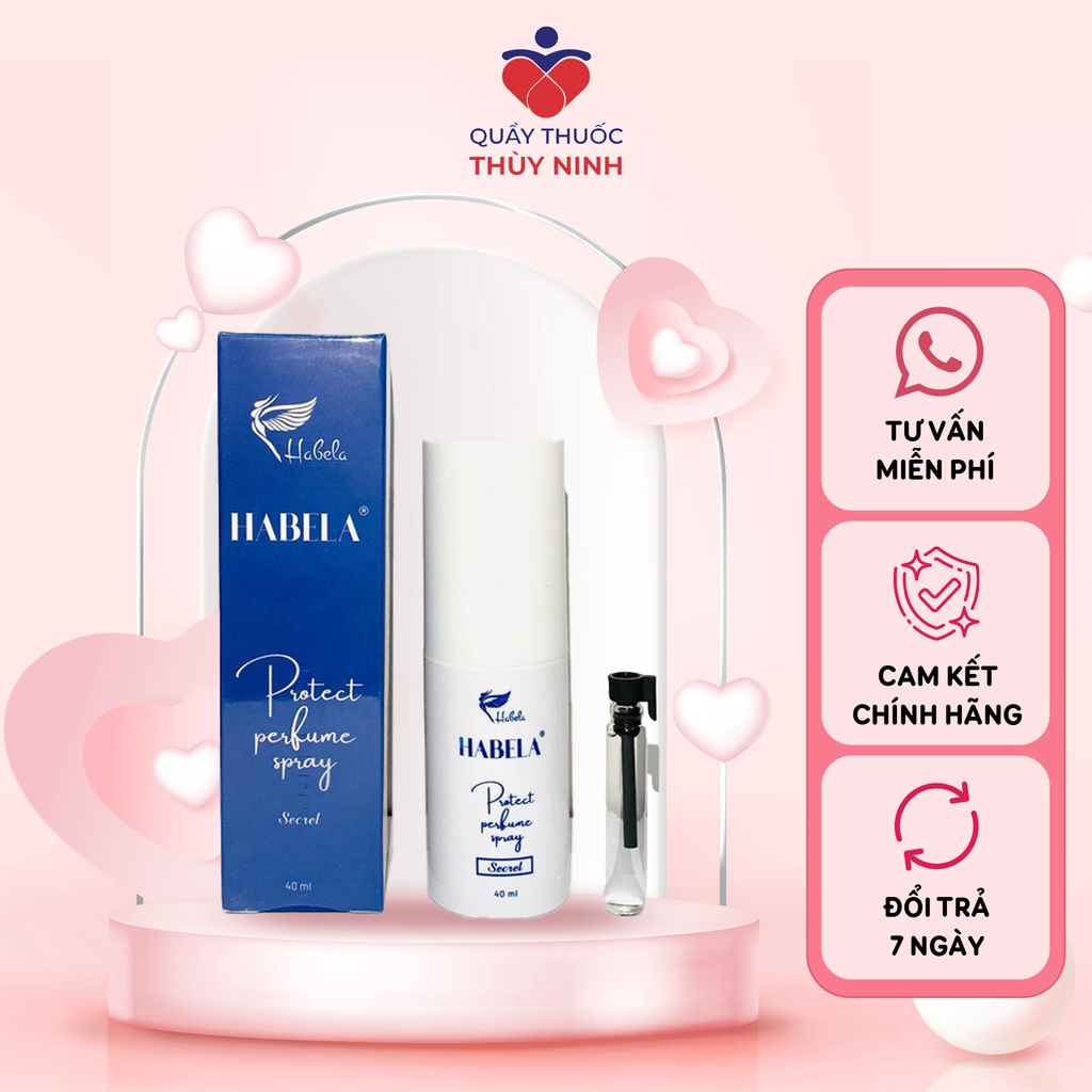 Nước hoa vùng kín dạng xịt Habela 40ml - Lưu hương 12h chuẩn Pháp ...