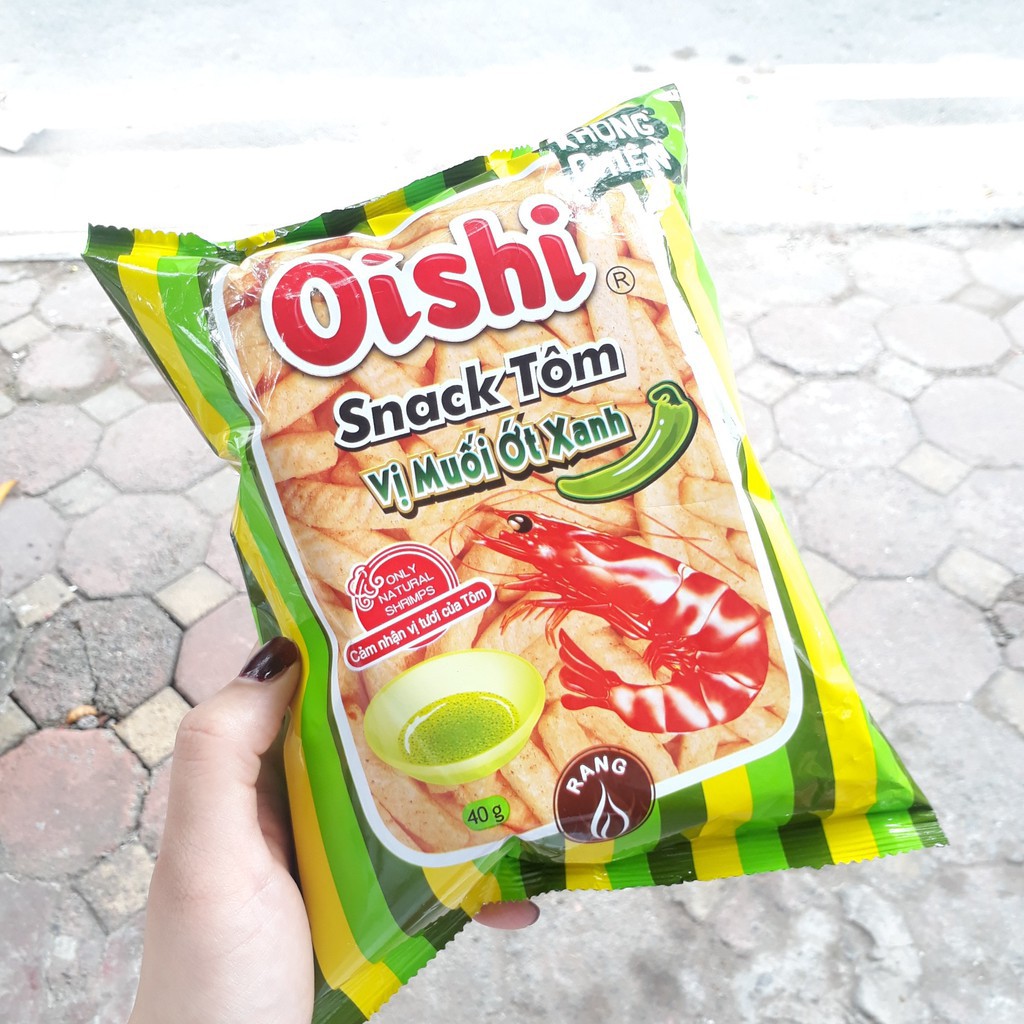 (tổng hợp khoảng 25 vị ) bim bim oishi 10 gói 1 bịch | Shopee Việt Nam