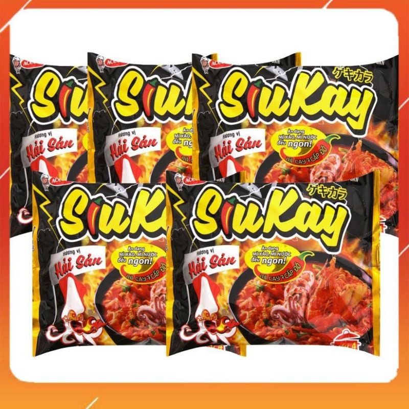 Mỳ siu cay vị hải sản | Shopee Việt Nam