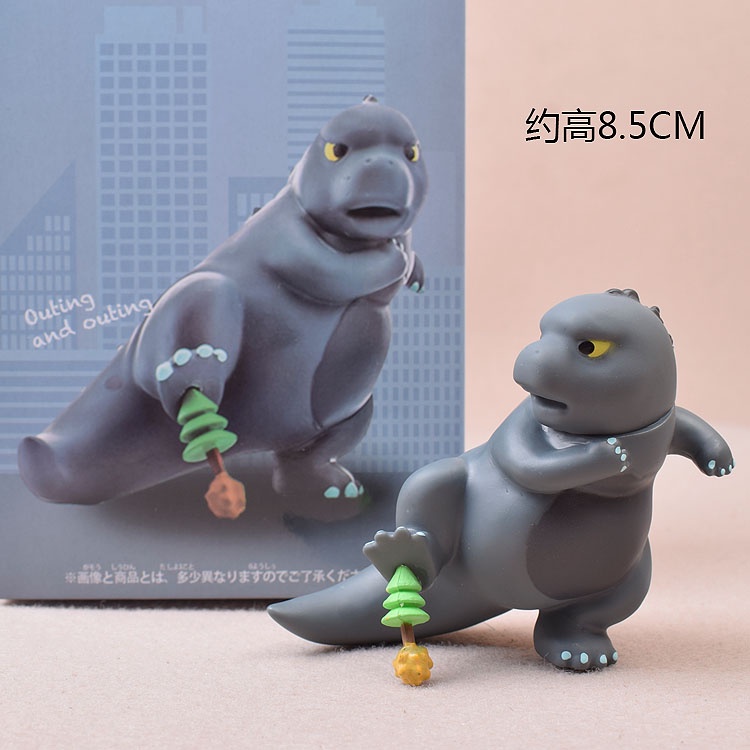 Mô hình Bộ 12 Fat Godzilla Ghidorah Mập Chibi dễ thương | Shopee Việt Nam