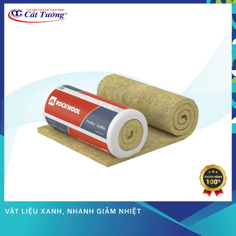 Cuộn bông khoáng Rockwool tiêu âm, chống cháy 1.2mx5m | Shopee Việt Nam