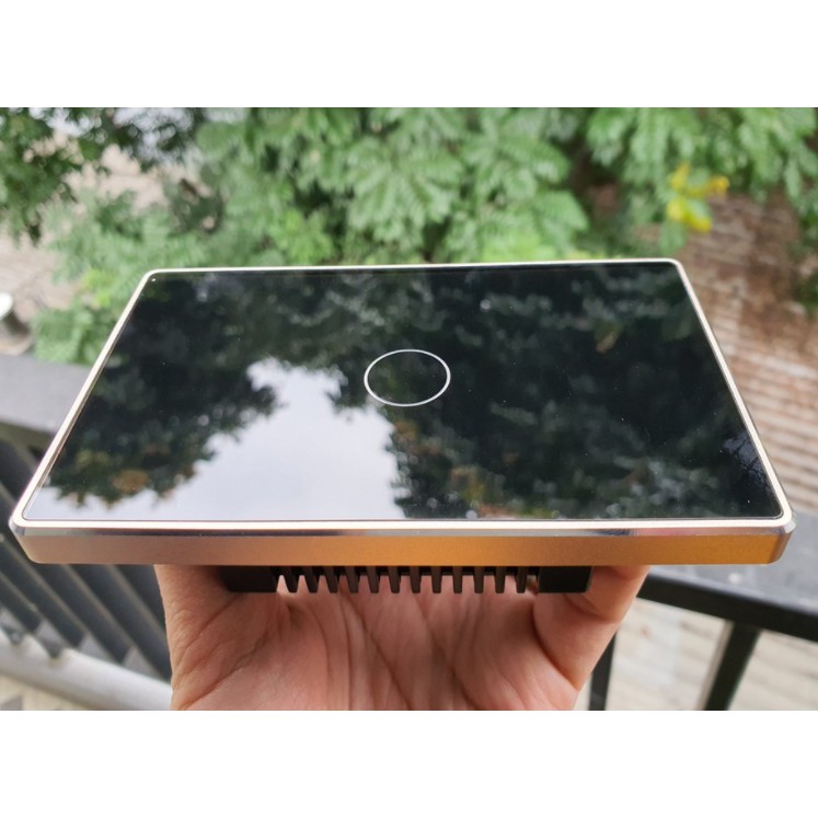 [Hỏa tốc HN] Công tắc Tuya viền nhôm, mặt kính cao cấp App Smart Life ...