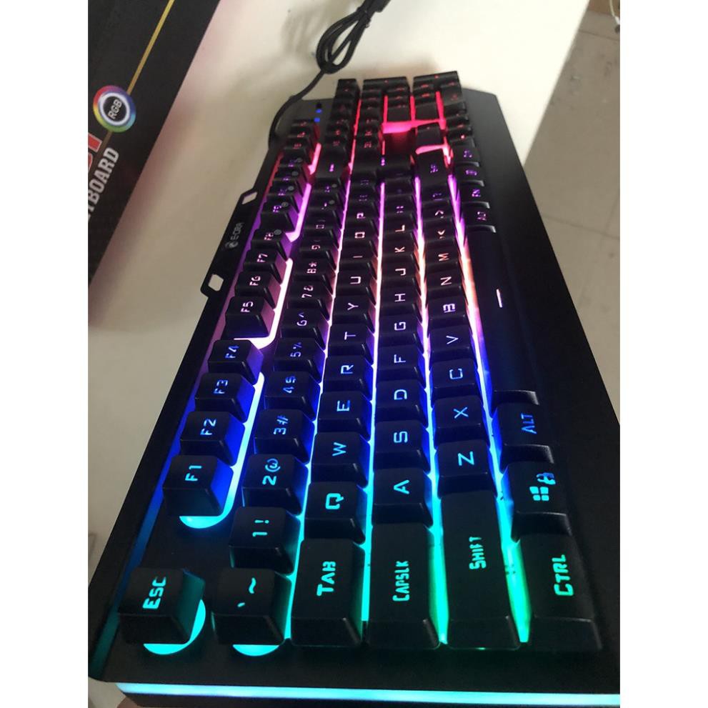 Bàn phím gaming Edra EK701 - Led Rainbow - Chống nước, chống bụi tuyệt ...
