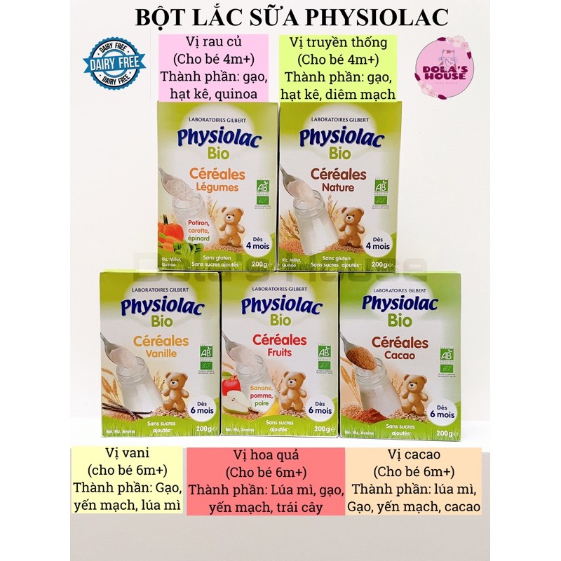 BỘT LẮC SỮA PHYSIOLAC | Shopee Việt Nam