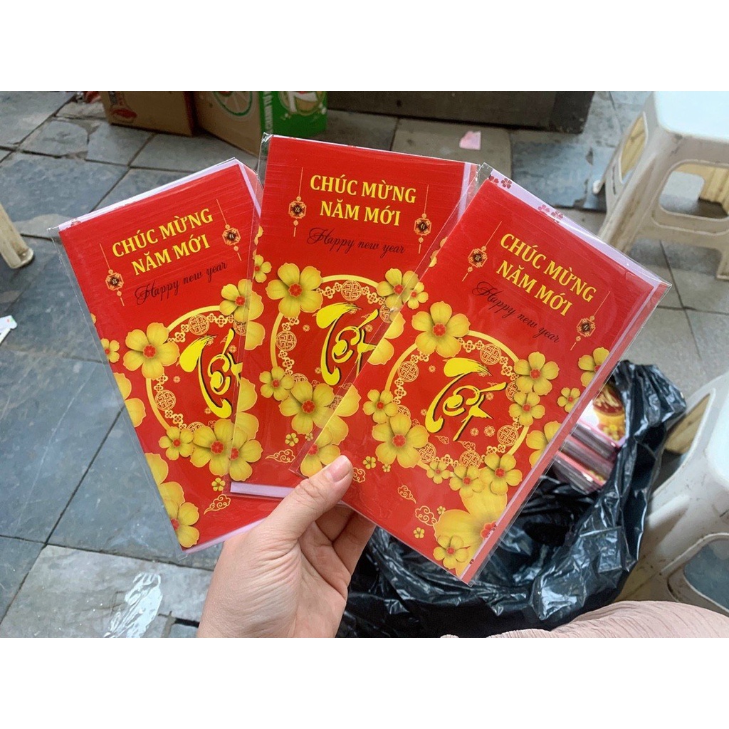 COMBO 10 THIỆP CHÚC MỪNG NĂM MỚI 2024 KT: 11X19CM ( CMNM 2024, THIỆP ...