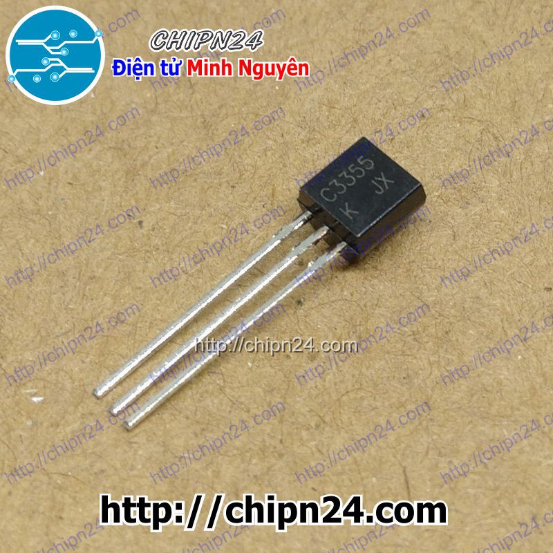 [10 CON] (KT1) Transistor C3355 TO-92 NPN 0.1A 20V (Transistor RF ...