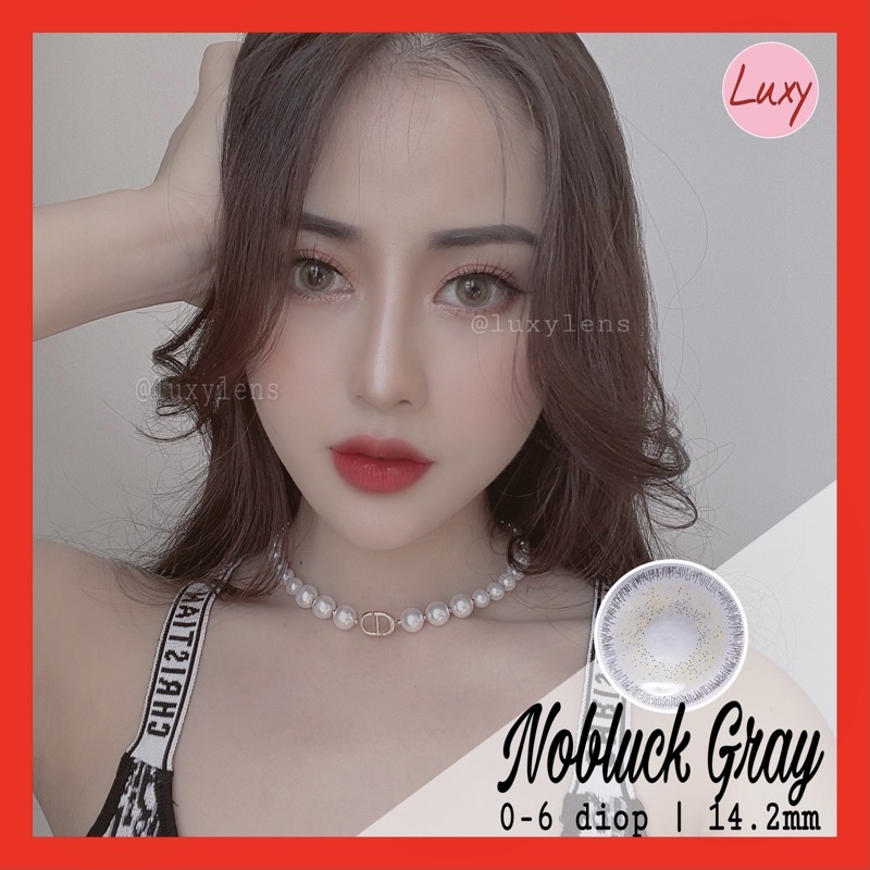 [ Ảnh Thật ] (Giá 1 chiếc) Lens Nobluk Gray 0-6 Độ Lens Hàn Nhập Khẩu ...