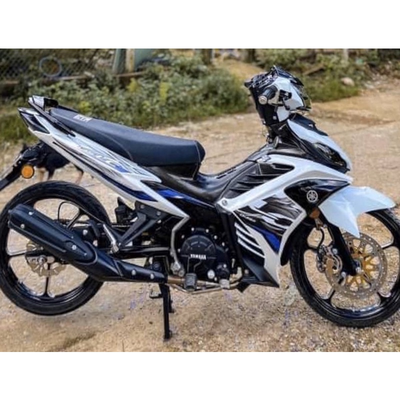tem rời exciter 135 LC malay khói dán xe trắng | Shopee Việt Nam