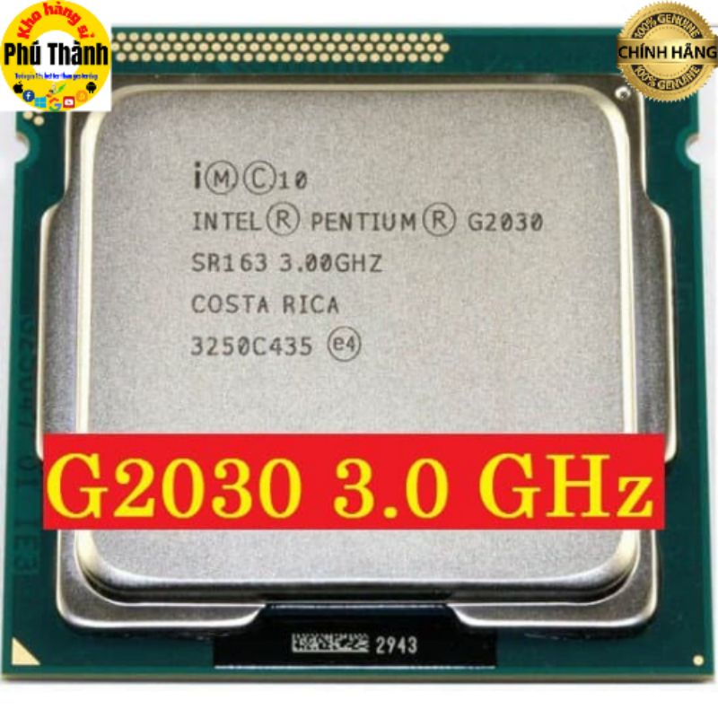CPU Intel Socket 1155 Chip G2030 G1620 G650 G2020 Hàng Cũ Đã Kiểm Ok ...