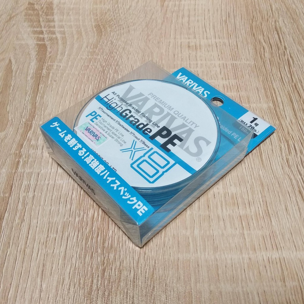 Dây Câu Cá Varivas High Grade PE X8 - 150m - Màu Xanh Biển - New Release | Shopee Việt Nam