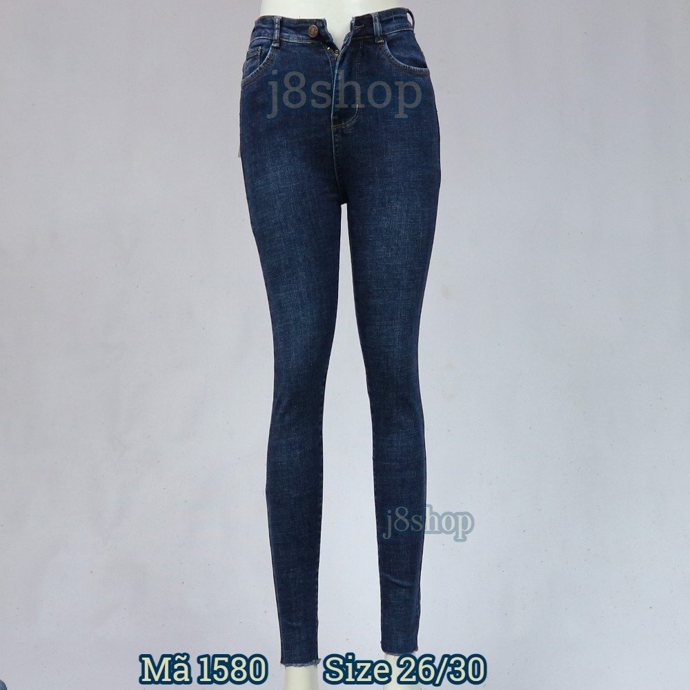 Quần Jean Nữ Lưng Siêu Cao Kiểu Trơn Tua Lai Màu Xanh | Shopee Việt Nam