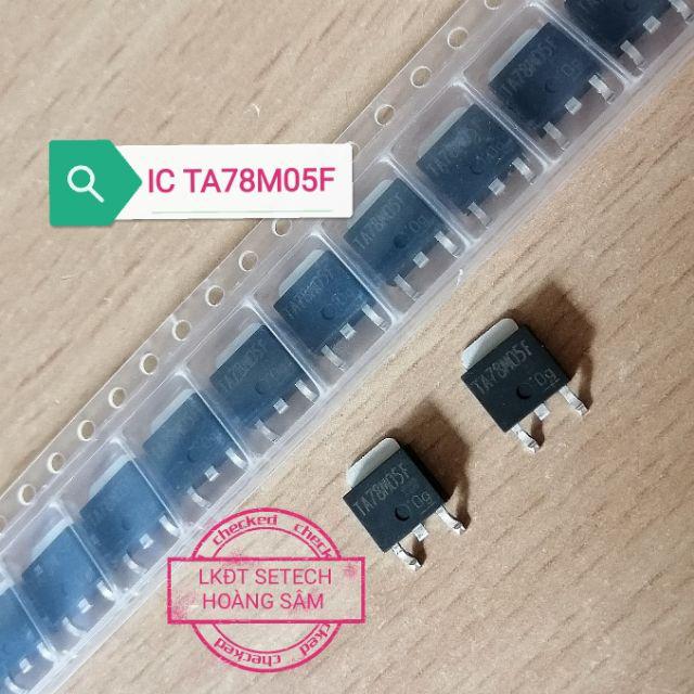IC nguồn 5V 7805 chân dán 78M05; 78M05-ST, TA78M05F chính hãng | Shopee ...