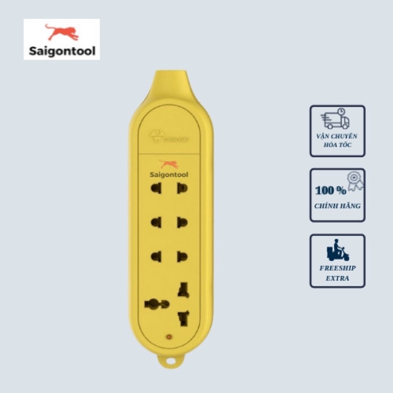 Ổ Cắm Điện Gongniu Đa Năng Chống Va Đập 4 Ổ 2500W/10A (C5) không dây- Chính Hãng | Shopee Việt Nam