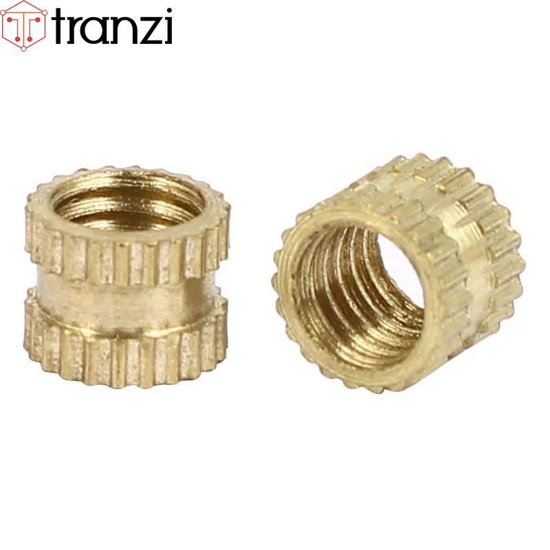 Đai ốc cấy ren Insert Nuts Tone đồng M5x5x7 - túi 10 cái | Shopee Việt Nam