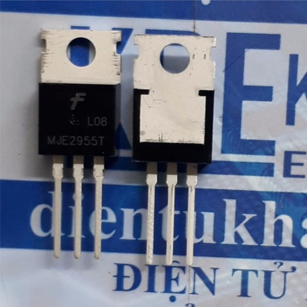 5 con MJE2955T MJE2955 2955 10A/65V/75W PNP TRANSISTOR TO-220 kde4428 ...