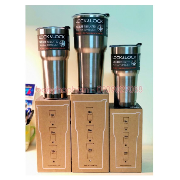 [LOCK&LOCK CHÍNH HÃNG] LY GIỮ NHIỆT INOX 700ML | Shopee Việt Nam