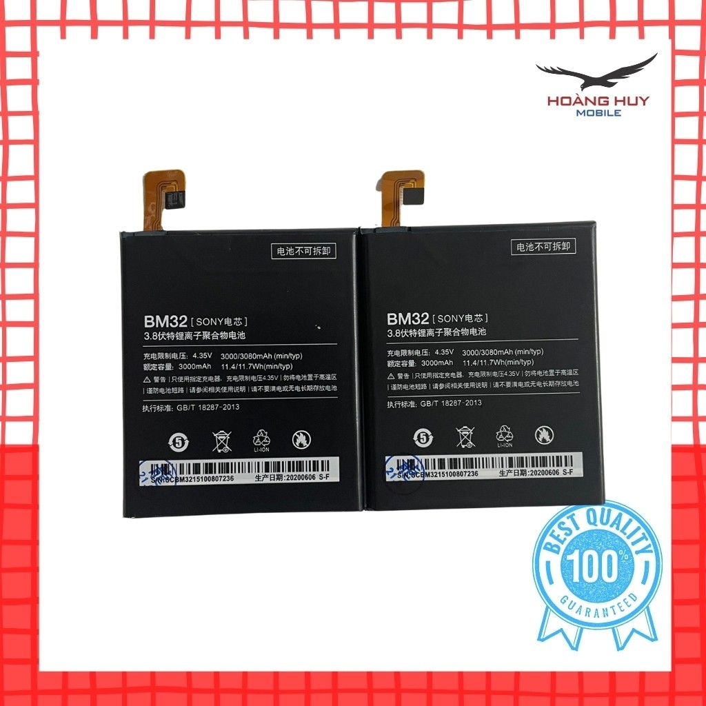 Pin Xiaomi Mi4 BM32 Dung Lượng 3080mAh Hàng Zin Nhập Khẩu Bảo Hành 6 Tháng 1 Đổi 1 | Shopee Việt Nam