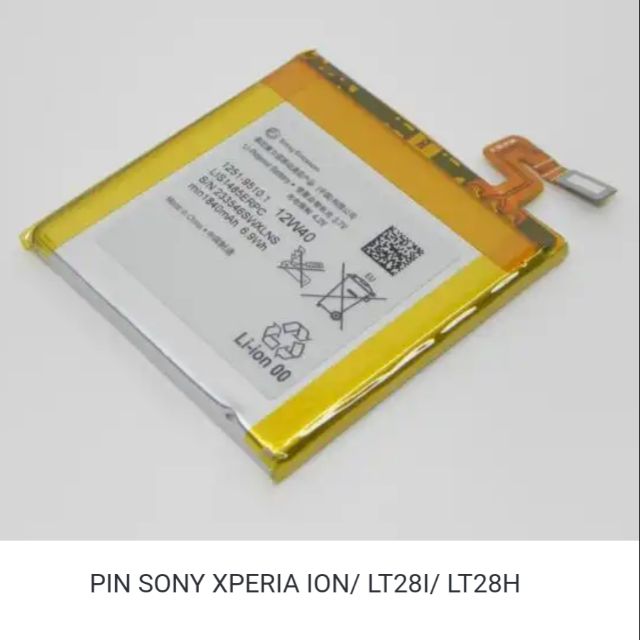 Pin sony xperia ion LT28i / LT28H xịn bảo hành 6 tháng | Shopee Việt Nam