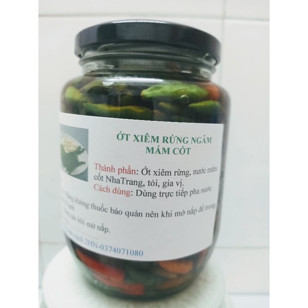 Ớt xiêm xanh (ớt tiêu ) ngâm mắm cốt 800g | Shopee Việt Nam
