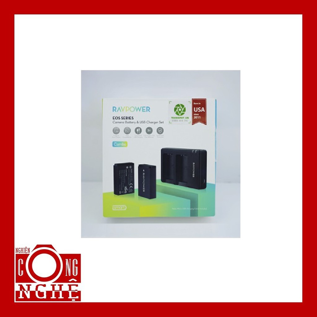 Pin LP E12 Ravpower cho máy ảnh canon M10, canon M100, canon M50 ...