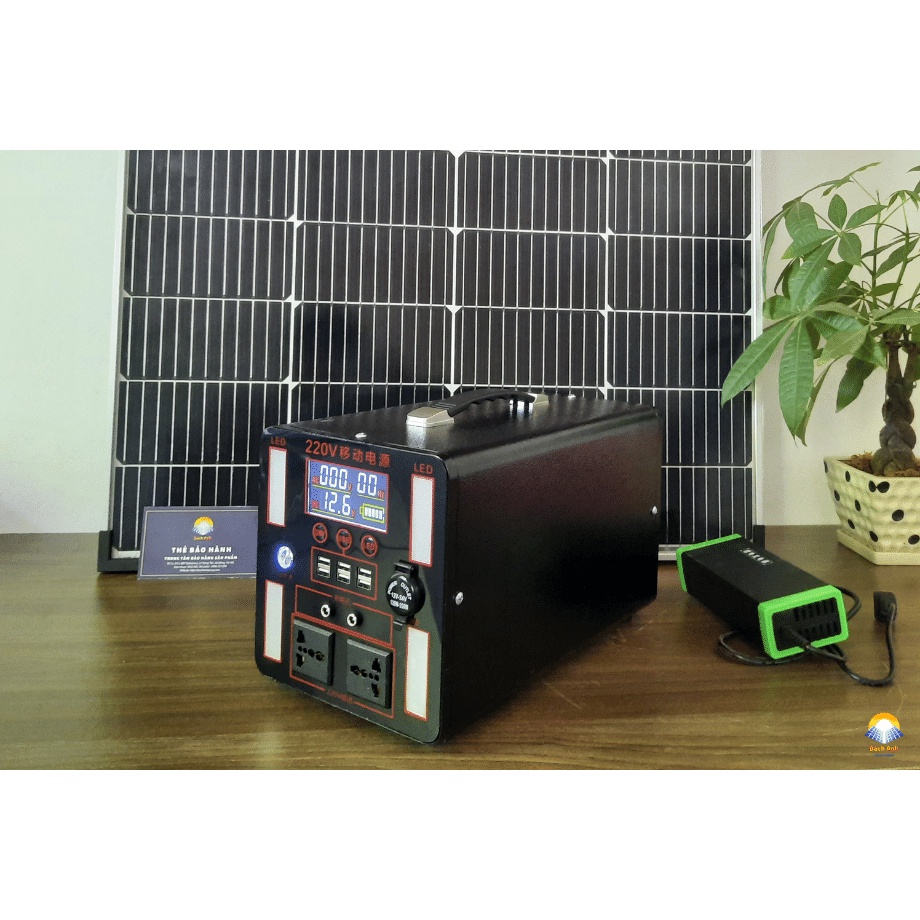 Trạm phát điện NLMT 400W, 800W, 1000W, 1200W, Đủ tải( Đầu ra 5v, 12v ...