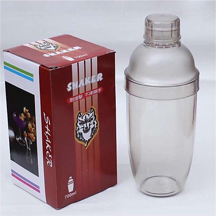 Bình lắc bằng nhựa có chia vạch dung tích 350ml 530ml 700ml pha chế trà sữa, cocktail | Shopee ...