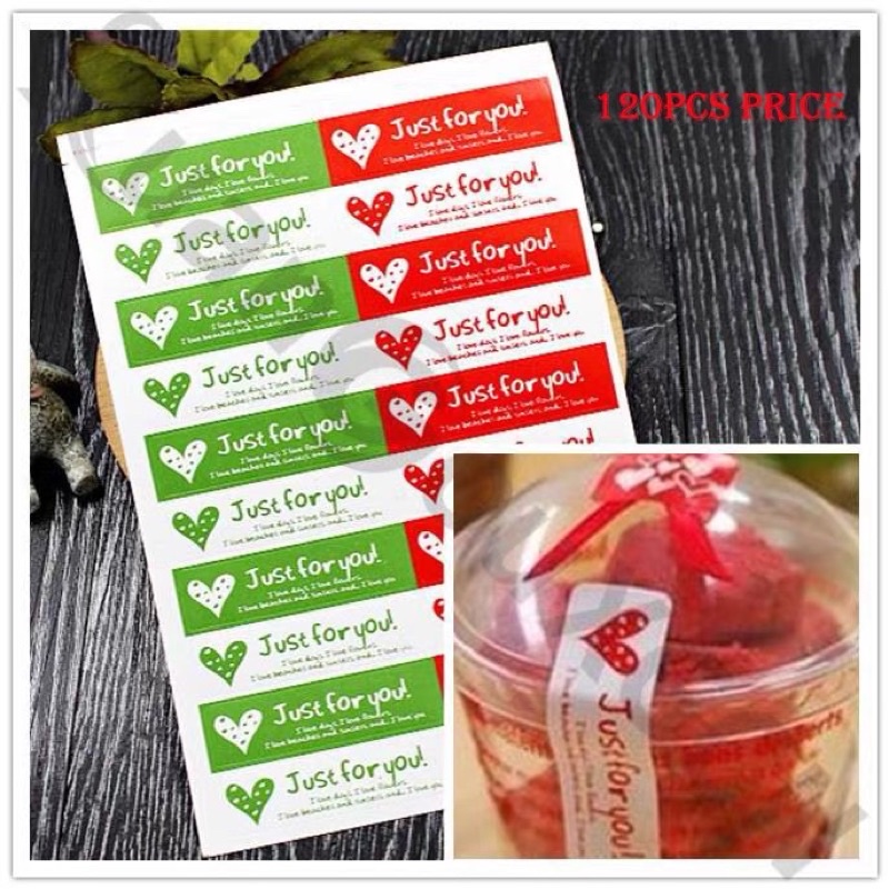 sticker trái tim 12 miếng 2 màu | Shopee Việt Nam