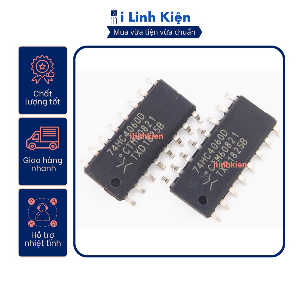 Ic chức năng 74HC4060 SOP-16 3.9mm chính hãng NXP chất lượng tốt | Shopee Việt Nam