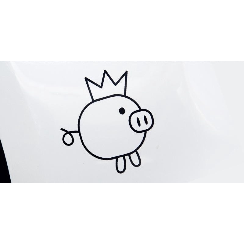 Sticker Dán Trang Trí Nắp Bình Xăng Xe Hơi Hình Heo Và Thỏ Kiểu Nhật ...