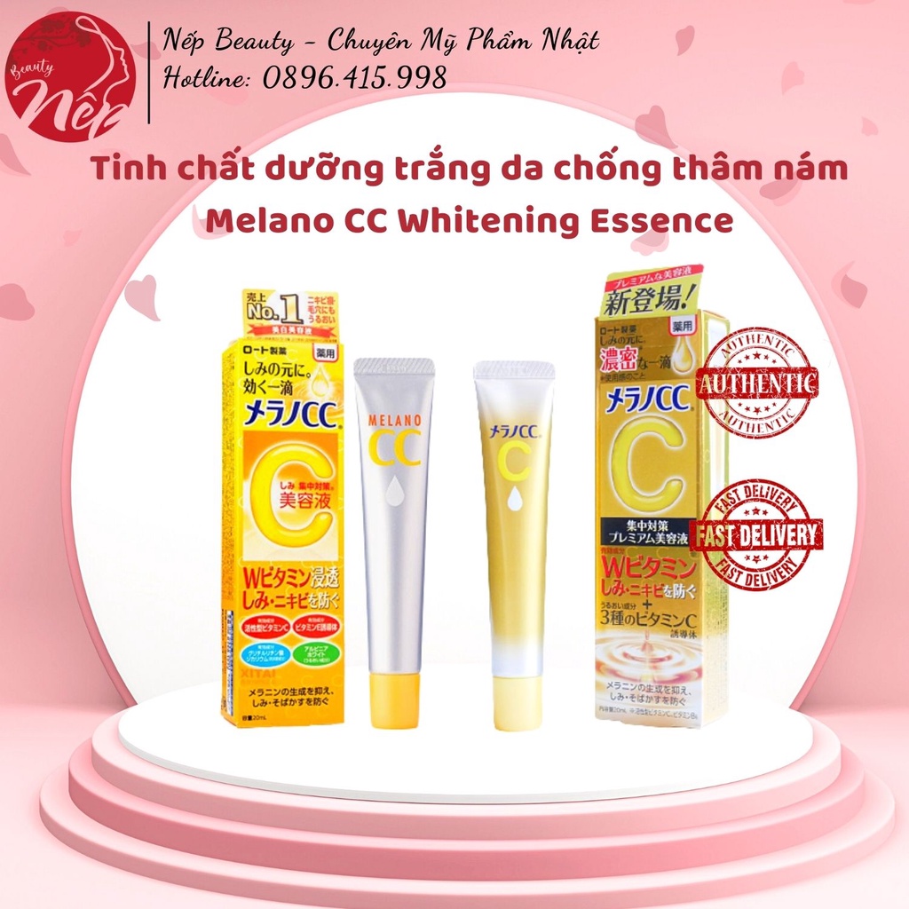 Tinh Chất Dưỡng Trắng Da Chống Thâm Nám Melano Cc Premium Whitening