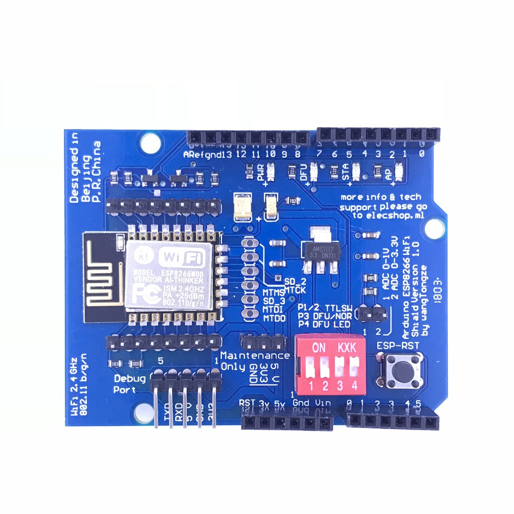 Arduino ESP8266 Wifi Shield-TH137 | Shopee Việt Nam