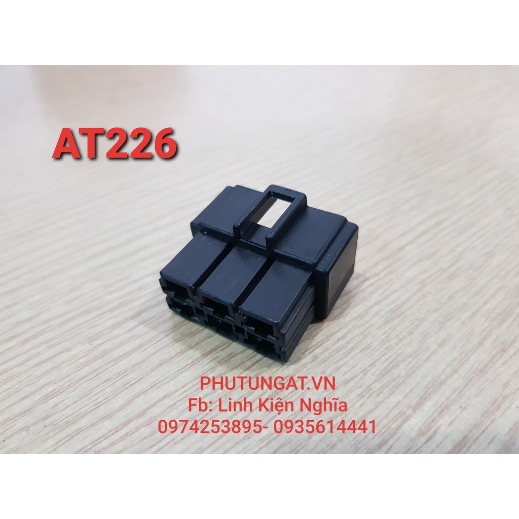 Nhựa sạc đầu cái Màu Đen 6 Lỗ 6p 6.3 - AT226 ( 1 bịch 5 cái) | Shopee ...