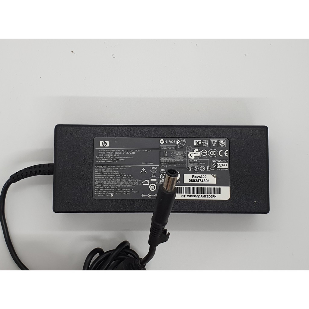 Sạc Laptop Elitebook 8530P Series Pavilion HDX 9000 Series HP All-in ...