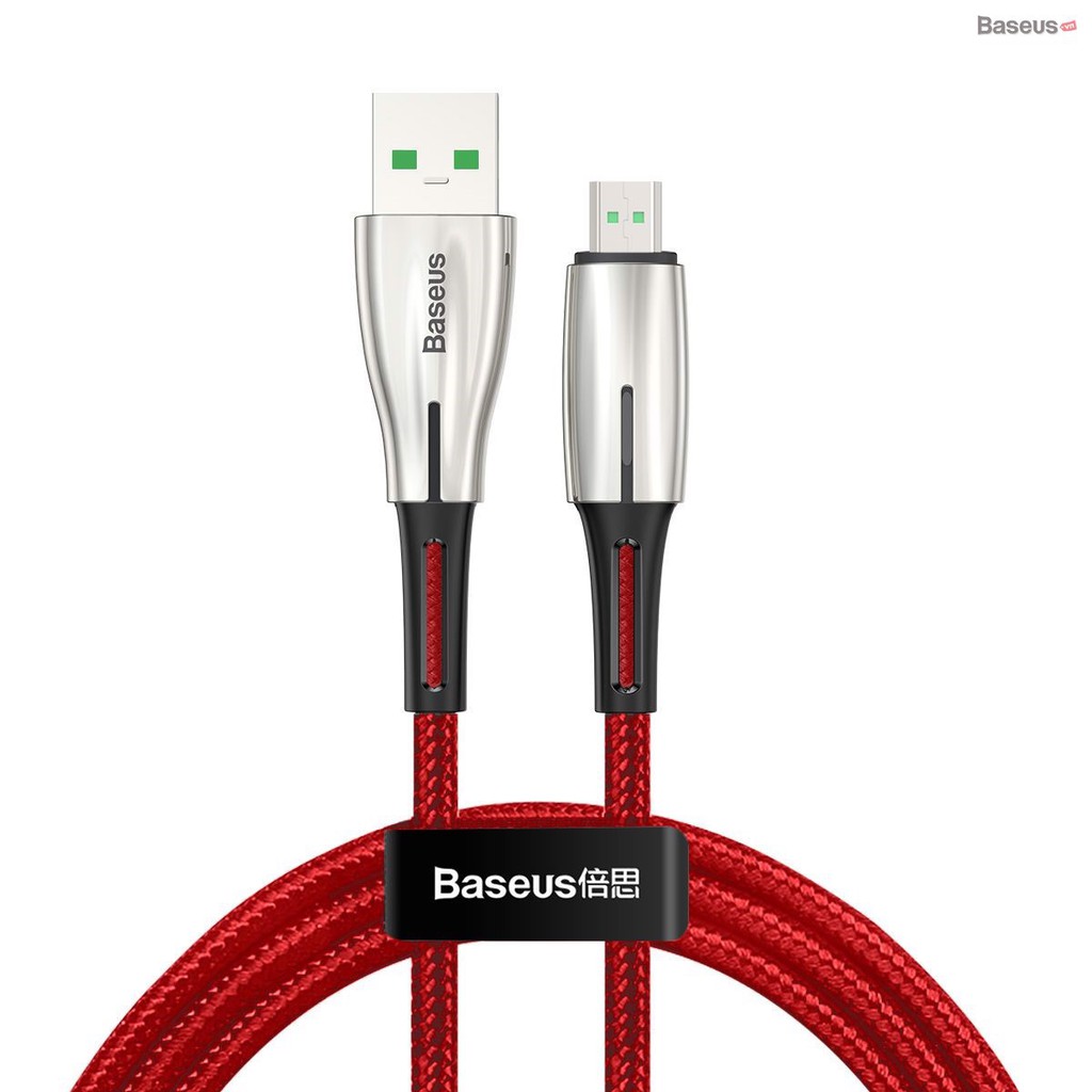 Cáp sạc nhanh siêu bền Baseus Waterdrop Micro USB Cable dùng cho Smartphone Android Samsung ...