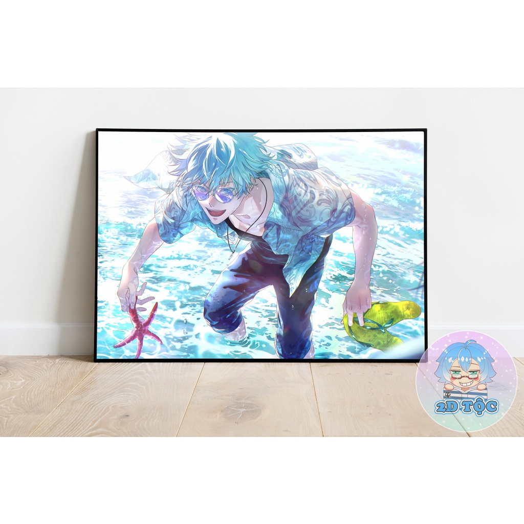 TRANH POSTER A3 GOJO SATORU (12) ANIME MANGA JUJUTSU KAISEN CHÚ THUẬT ...