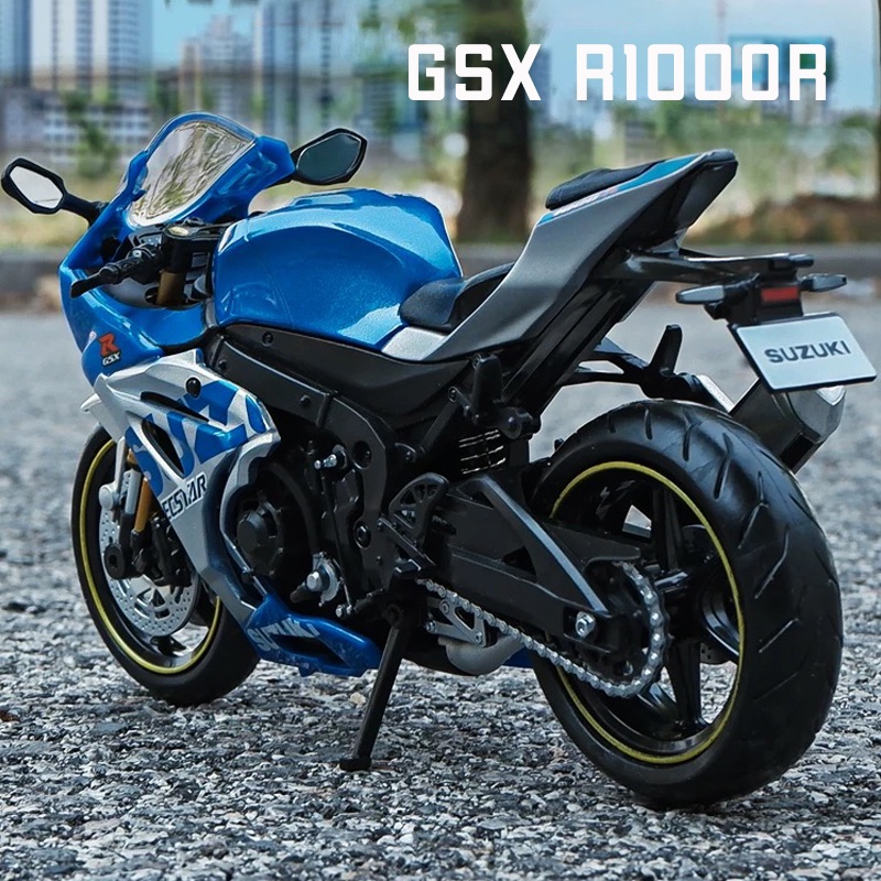 Mô Hình Xe Mô Tô Suzuki GSX R1000R Bằng Hợp Kim Tỉ Lệ 1: 12 | Shopee Việt Nam