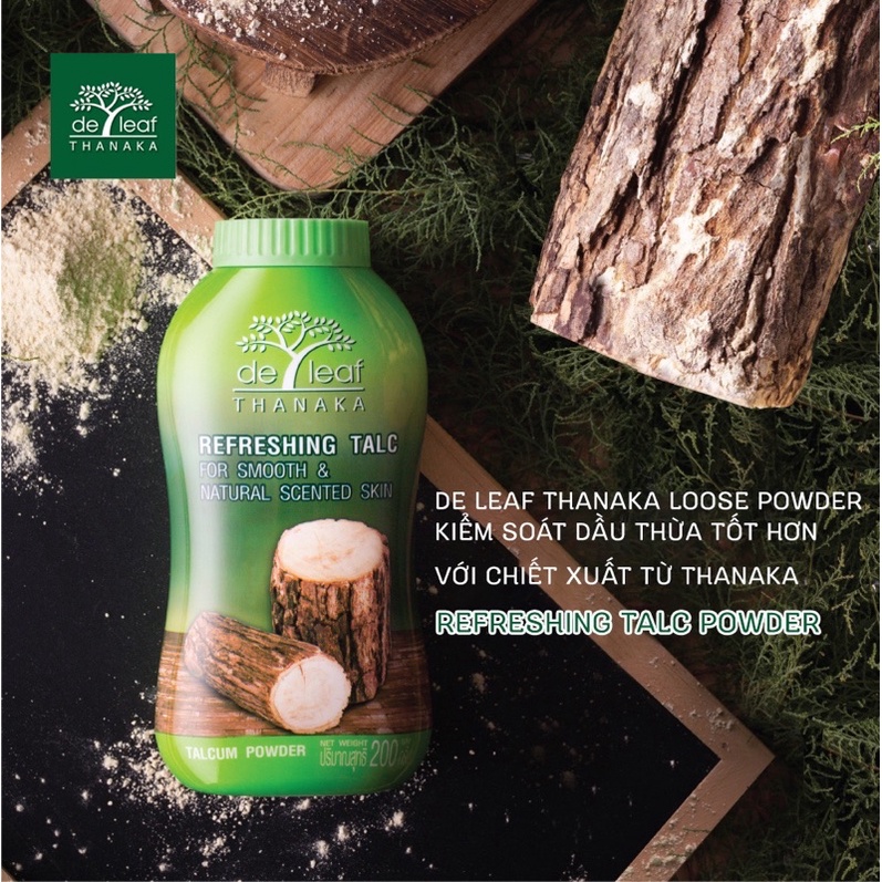 Phấn De leaf Thanaka Refreshing Thanaka Powder 80g một loại phấn độc ...