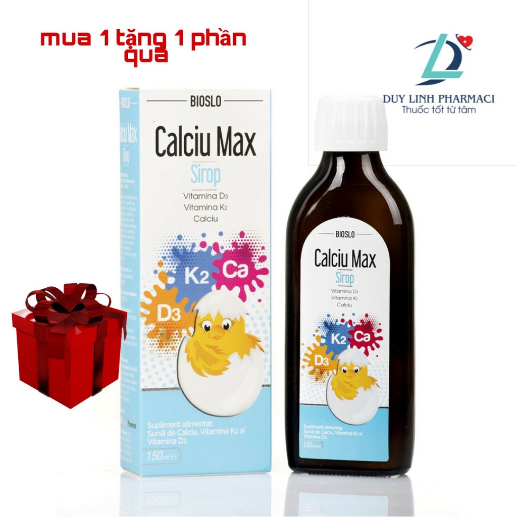 Calciu Max Syrup Bổ sung D3,K2 Hỗ Trợ Hấp Thụ Calci ,Tăng Chiều Cao | Shopee Việt Nam