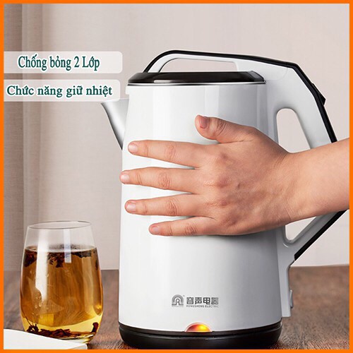 Ấm Siêu Tốc RONGSHEN - 2 Chức năng đun nước va giữ nhiệt (2,3l ...