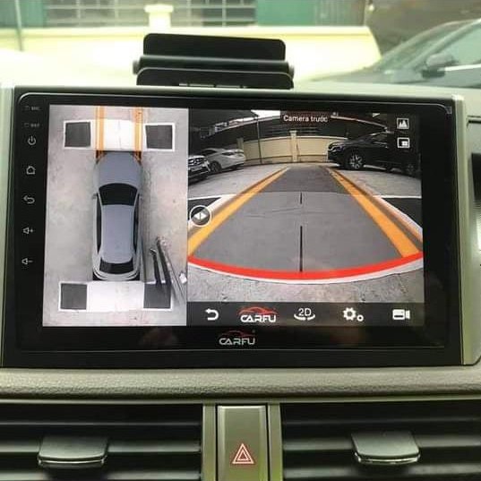 MÀN HÌNH ANDROID CARFU G200s TÍCH HỢP CAMERA 360 TOÀN CẢNH RAM 3/32 ...