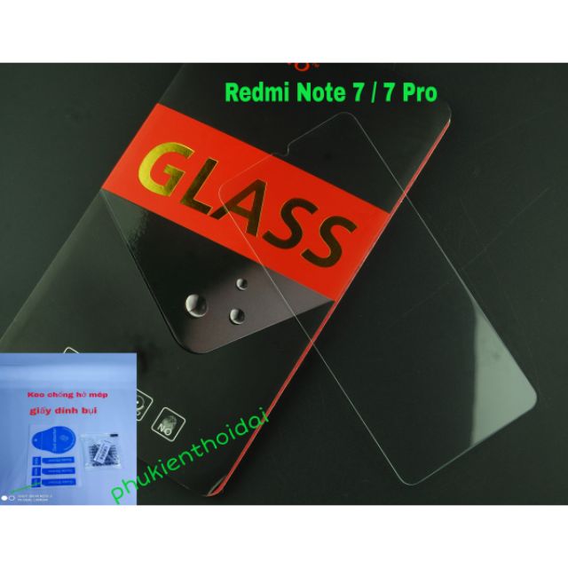 Cường lực Redmi Note 7 / Note 8 hiệu Goevno trơn mượt hạn chế vân tay ...