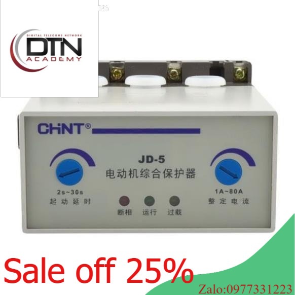 Relay Rơle bảo vệ dòng điện CHINT JD-5 dải 1~80A | Shopee Việt Nam