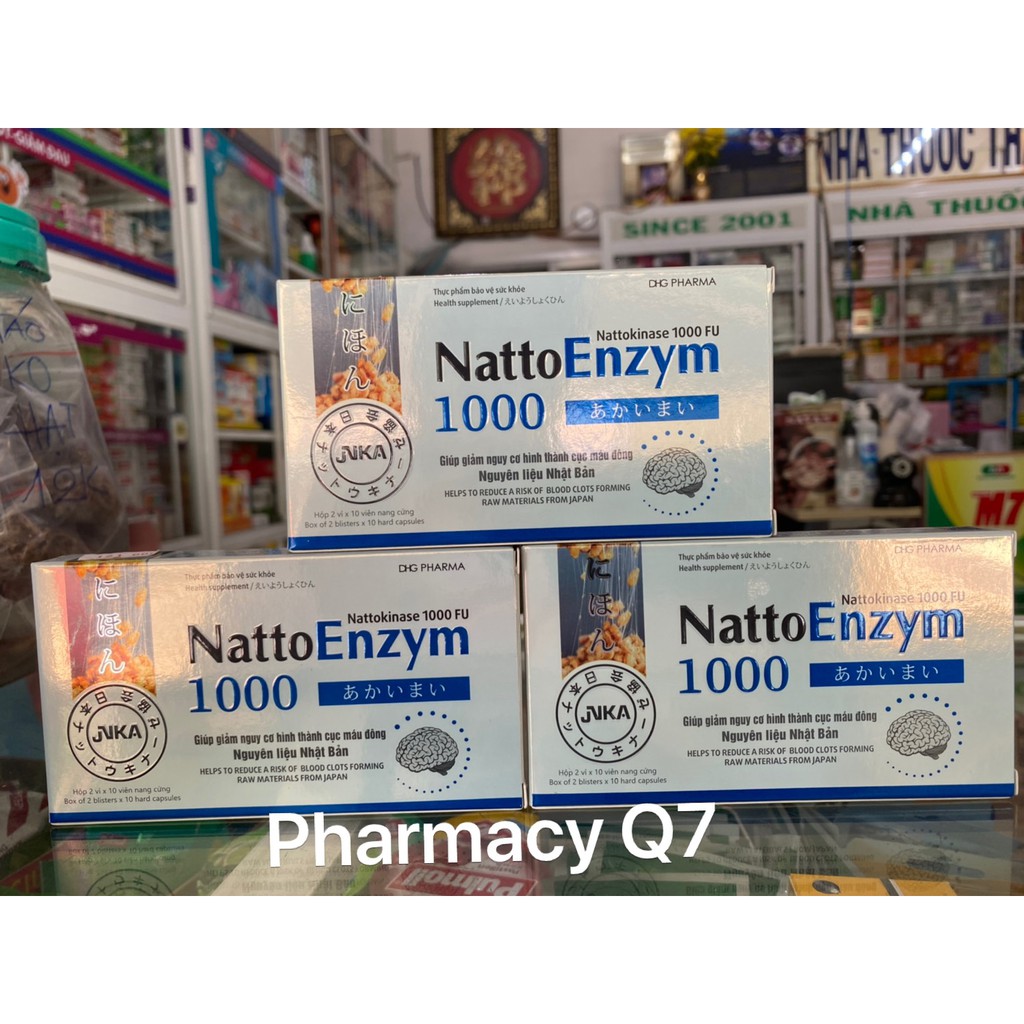 HỘP 20 V CHÍNH HÃNG DHG NATTOENZYM 1000 NATTO ENZYM | Shopee Việt Nam