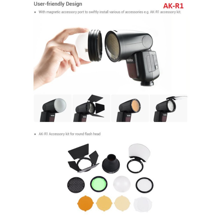 Combo tản sáng Godox AK-R12 và kẹp SR1 Minh Đức minhduc | Shopee Việt Nam