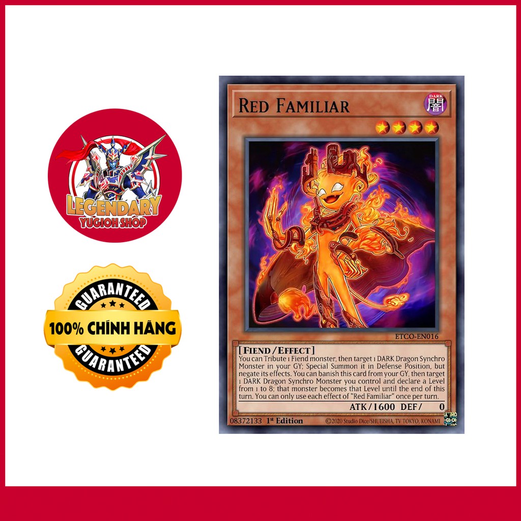 [Thẻ Bài Yugioh Chính Hãng] Red Familiar | Shopee Việt Nam